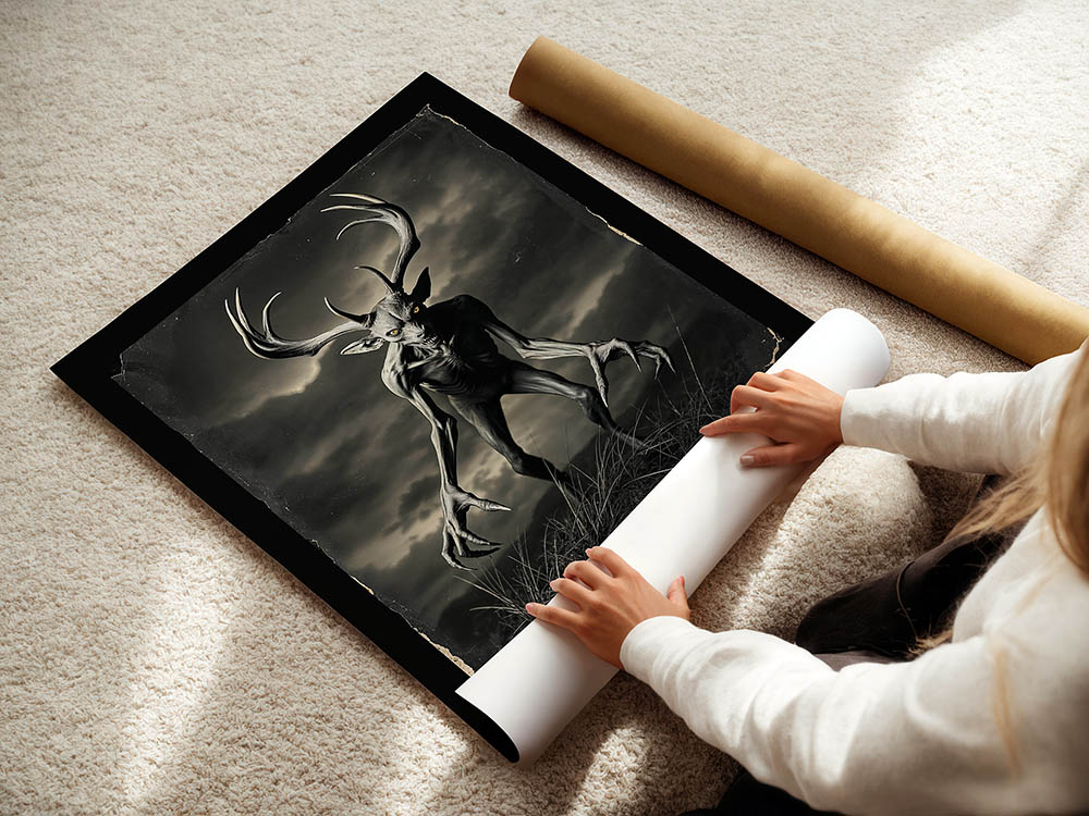 Mythical Wendigo Poster
